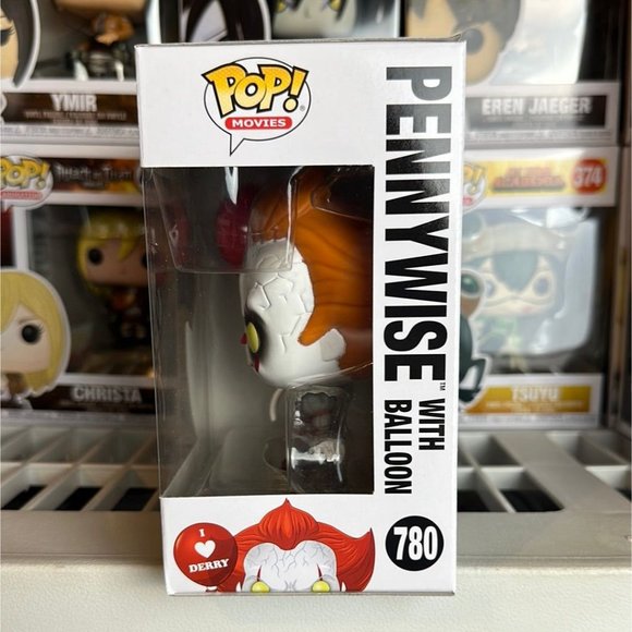Funko | Toys | Funko Pop Horror It Pennywise With I Love Derry Balloon ...